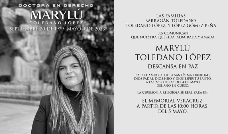 Fallece la destacada académica Marylu Toledano - xeu noticias veracruz