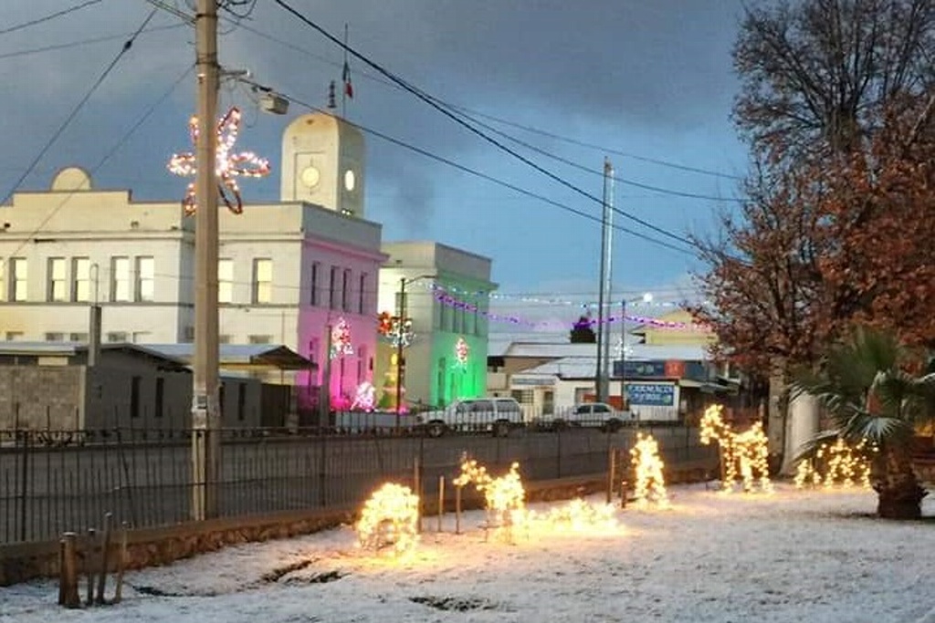 Se registra primera nevada de la temporada invernal en Cananea, Sonora ...