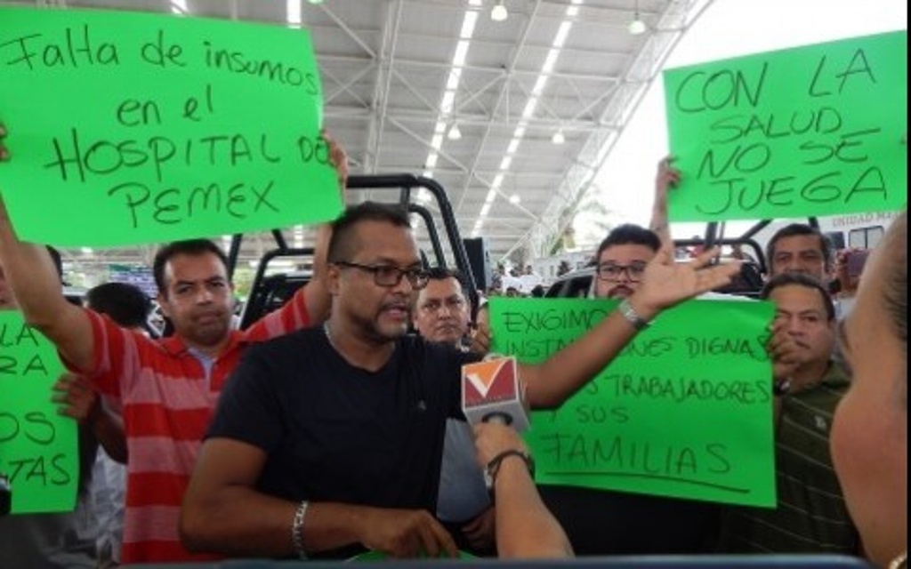 Protestan En Evento De Cuitláhuac García En Poza Rica Veracruz Xeu