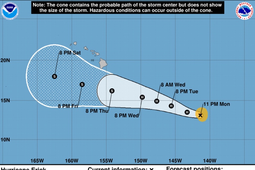 Se forma huracán 'Erick' - xeu noticias veracruz