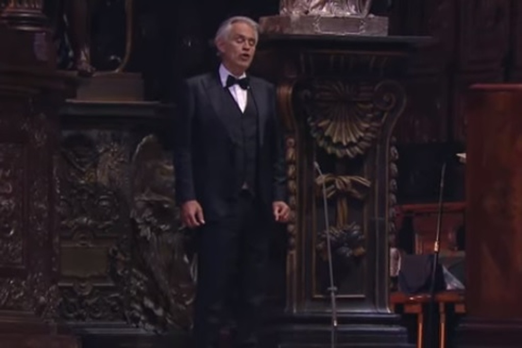 Andrea Bocelli ofrece concierto digital desde la Catedral de Milán (+video) - xeu noticias veracruz