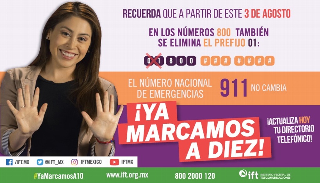 Así es la marcación telefónica de 10 dígitos que comienza el 3 de ...