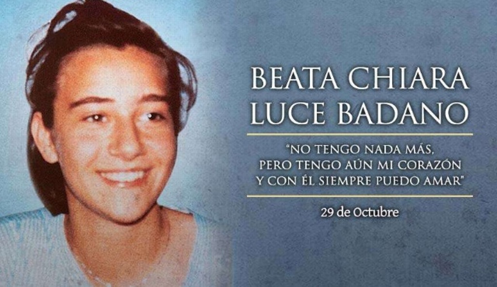 Hoy celebran a la Beata Chiara Luce Badano - xeu noticias veracruz