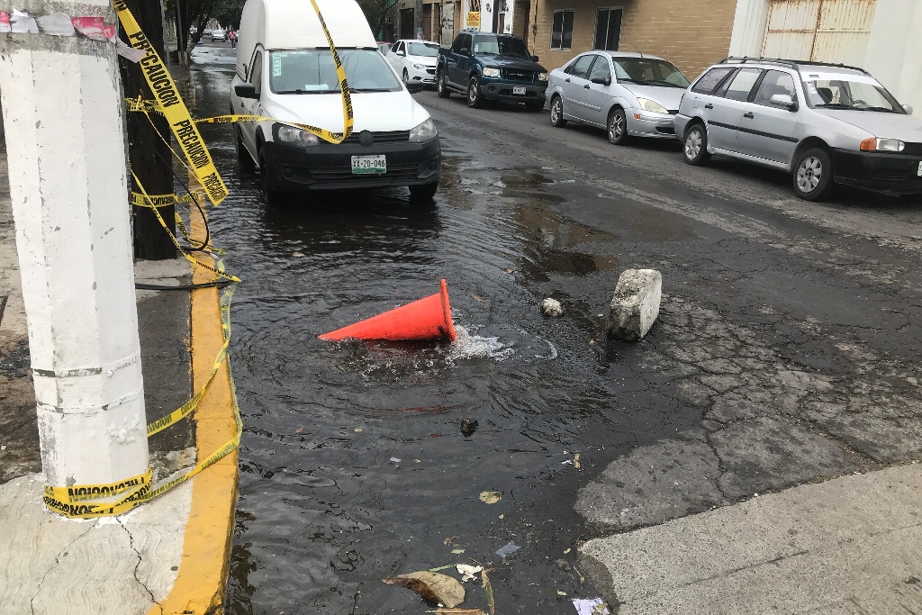 Se Registra Una Mega Fuga De Agua Más En Colonia Centro De Veracruz