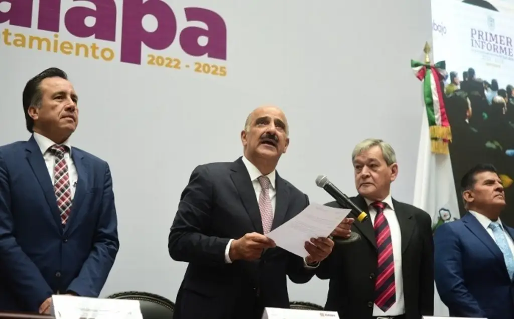 Así dio el alcalde Ricardo Ahued su primer informe de Gobierno en Xalapa - xeu noticias veracruz