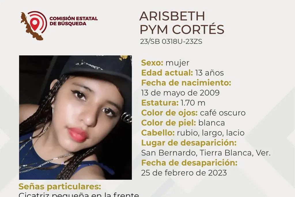 Piden ayuda para localizar a menor de edad desaparecida en zona centro de Veracruz - xeu ...