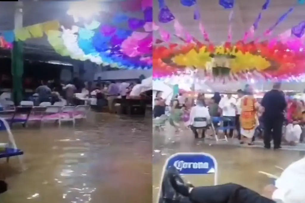 Celebran Fiesta Al Estilo Titanic En Minatitlán Inundación No Detuvo A Invitados Video