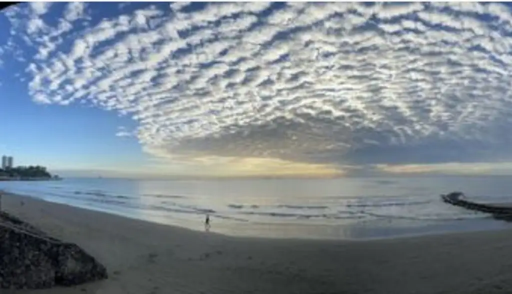 Hermoso cielo aborregado en Veracruz - xeu noticias veracruz