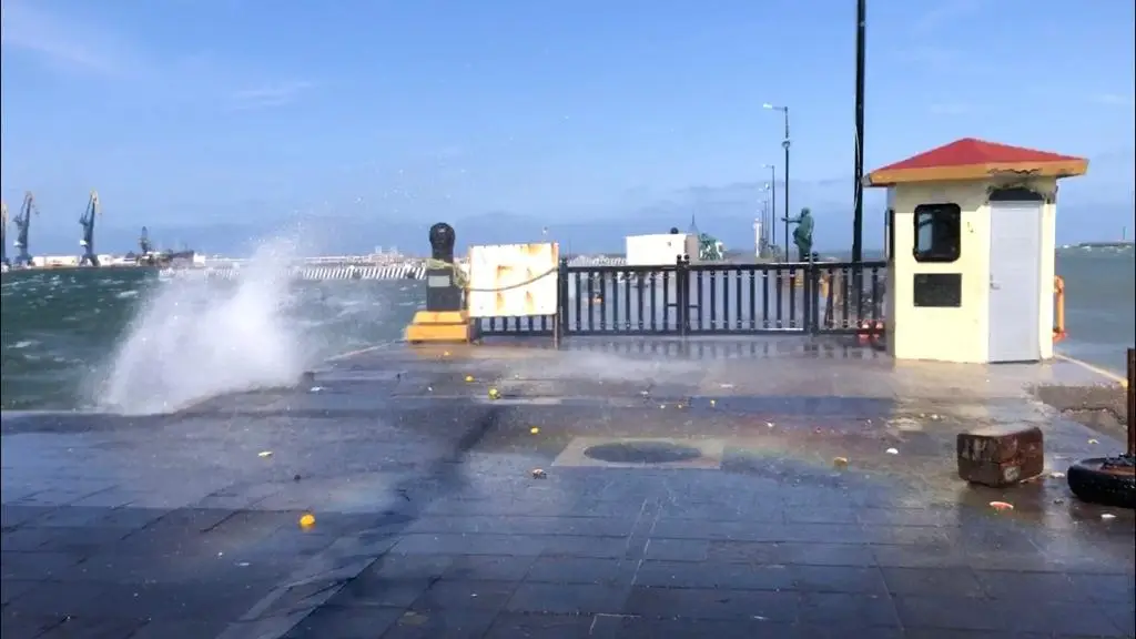 Viento del norte en Veracruz con variaciones en su intensidad - xeu noticias veracruz