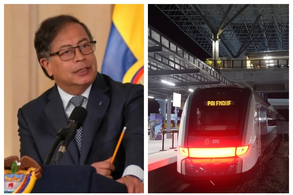 Petro felicita a AMLO por el Tren Maya y encarga obra similar al ...