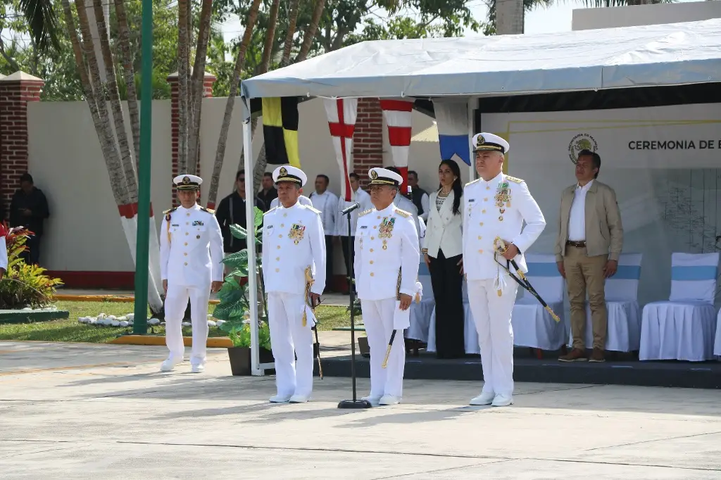Realizan cambio de mando de la Quinta Zona Naval al norte de Veracruz ...
