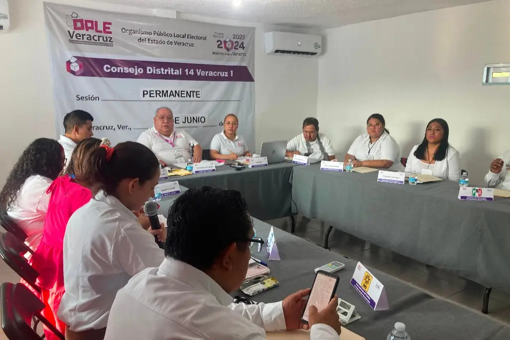 Arranca sesión del OPLE distrito 14 - xeu noticias veracruz