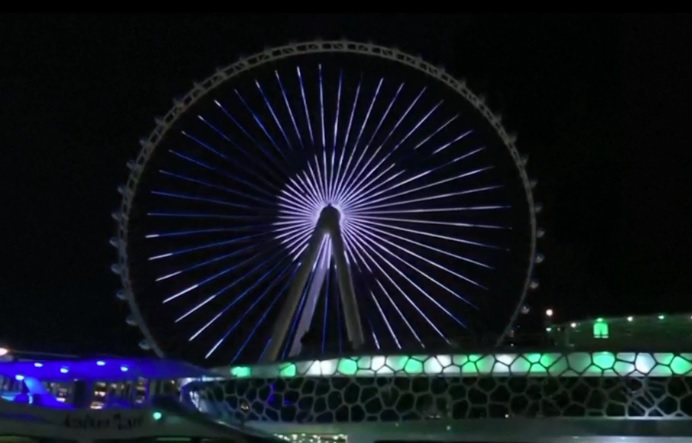 Inauguran la rueda de la fortuna más grande del mundo; mide 250 metros ...