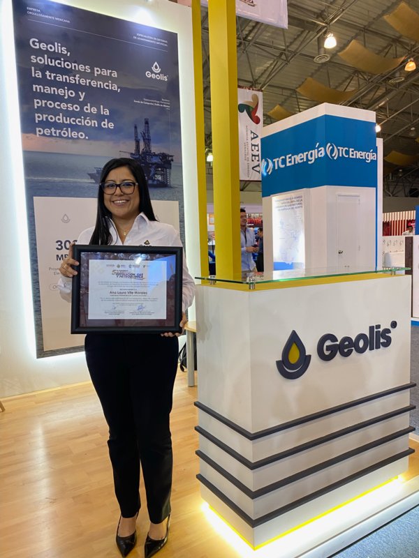 Ingeniera Geolis, reconocida por investigación y desarrollo de patentes ...