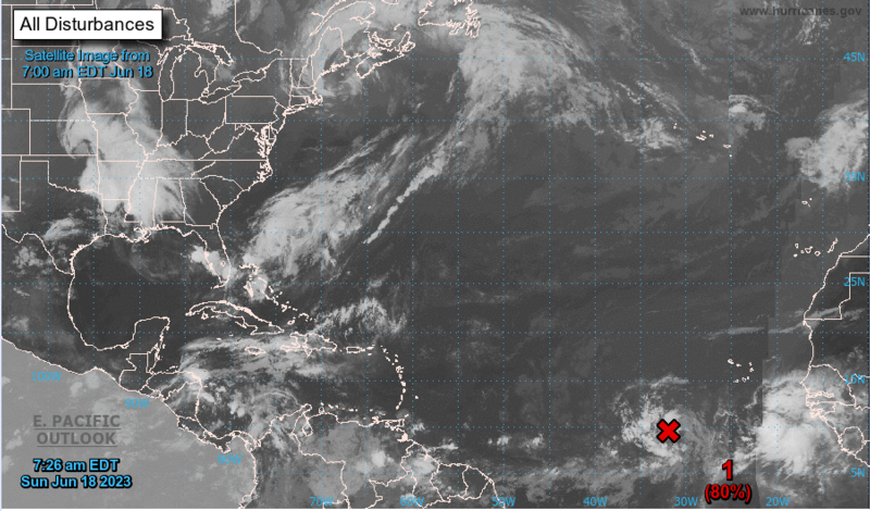 Onda tropical AL92, con 80% de probabilidad de evolucionar a ciclón ...